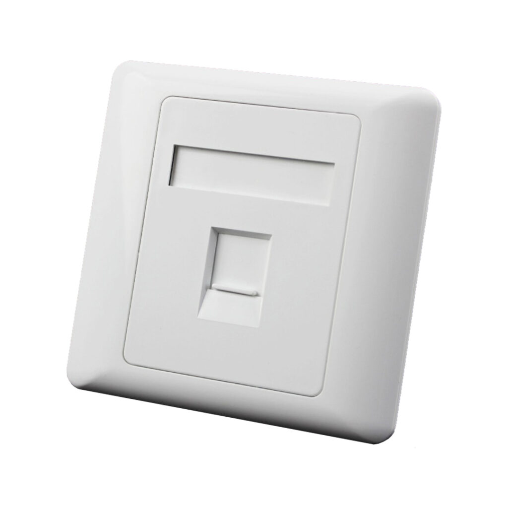 Networks Single Faceplate with connector